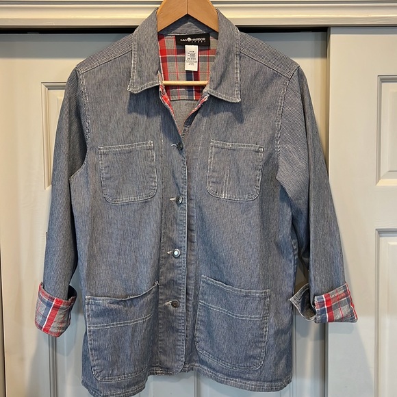 Sag Harbor | Jackets & Coats | Vintage Sag Harbor Spirt Blue And White ...